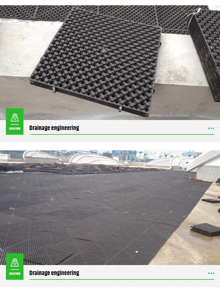 Sheet HDPE Dimple Green Roof Garden Dimpled Foundation Membrane ...