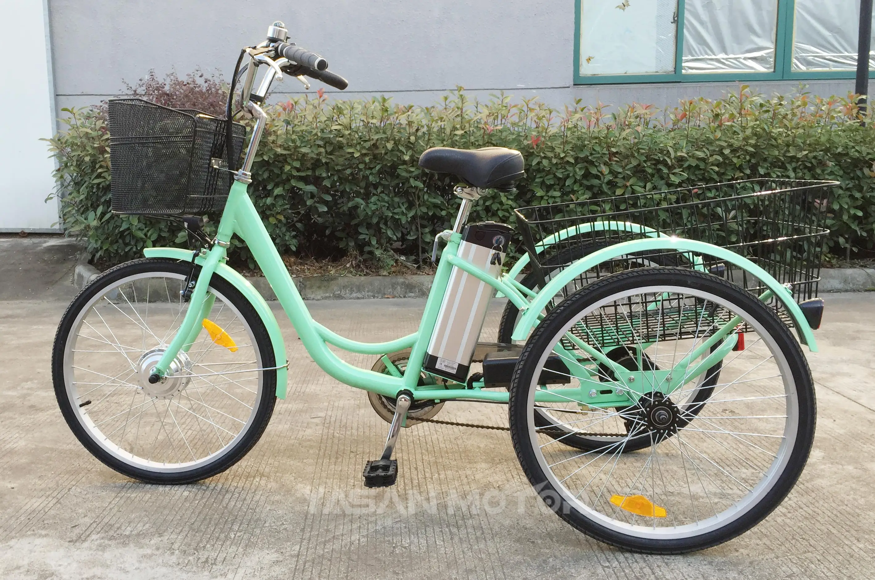 Luxury 500w Folding Tricycle Cargo Bike 3 Wheel Electric Cargo Bike Et ...