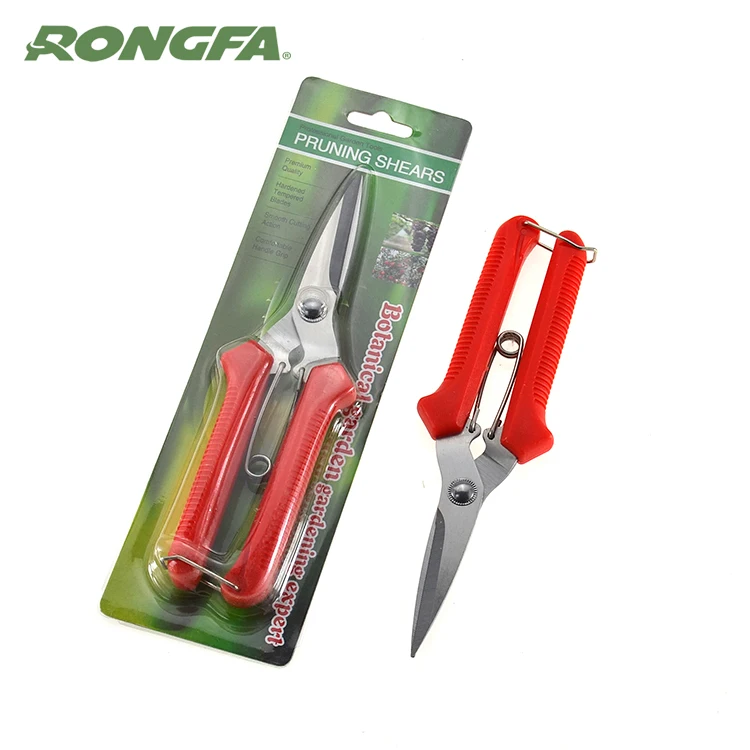 Garden Use Plants Cutter Hand Pruner Stainless Pruning Shears - RONGFA