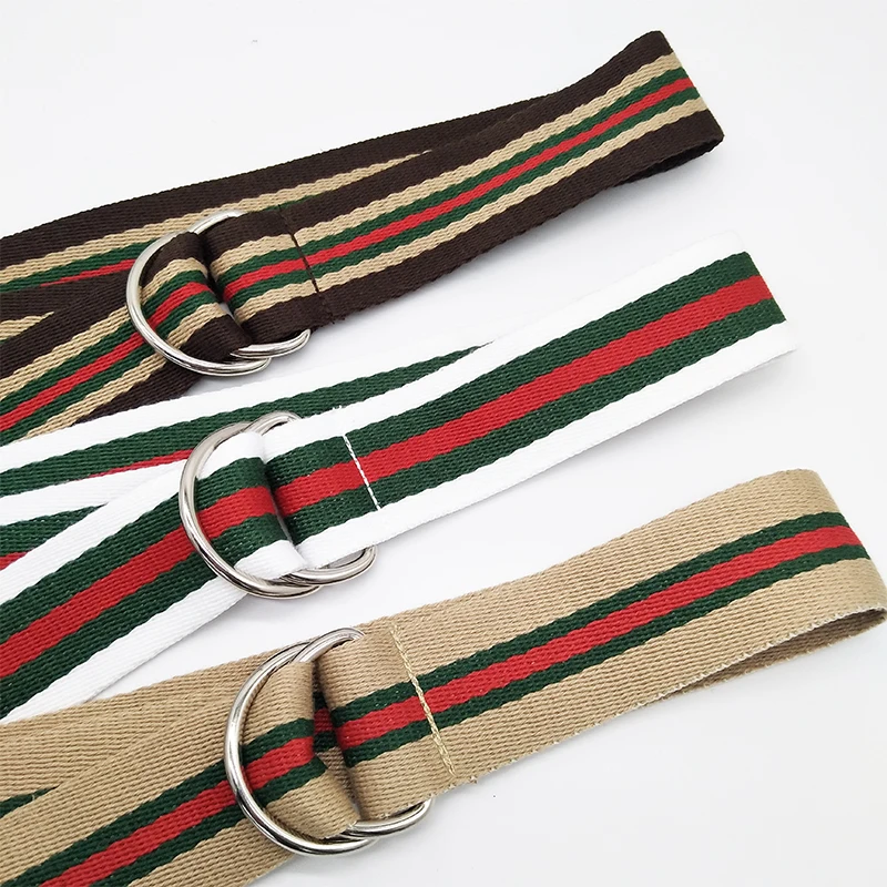 ZONESIN Bohemian D-ring Belts Custom Braided Fabric Woven Belt| Alibaba.com