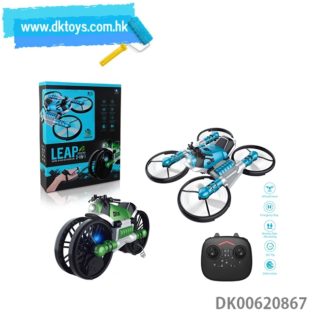 2019 New Transforming Toy Watch Remote Control Quadcopter Motorcycle ...