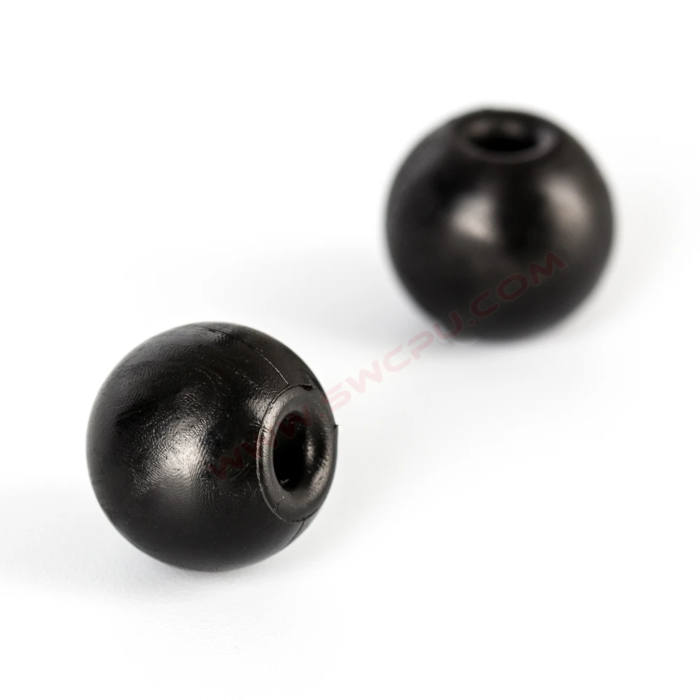 1 Inch Hard Rubber Ball with Hole - Durable & Versatile