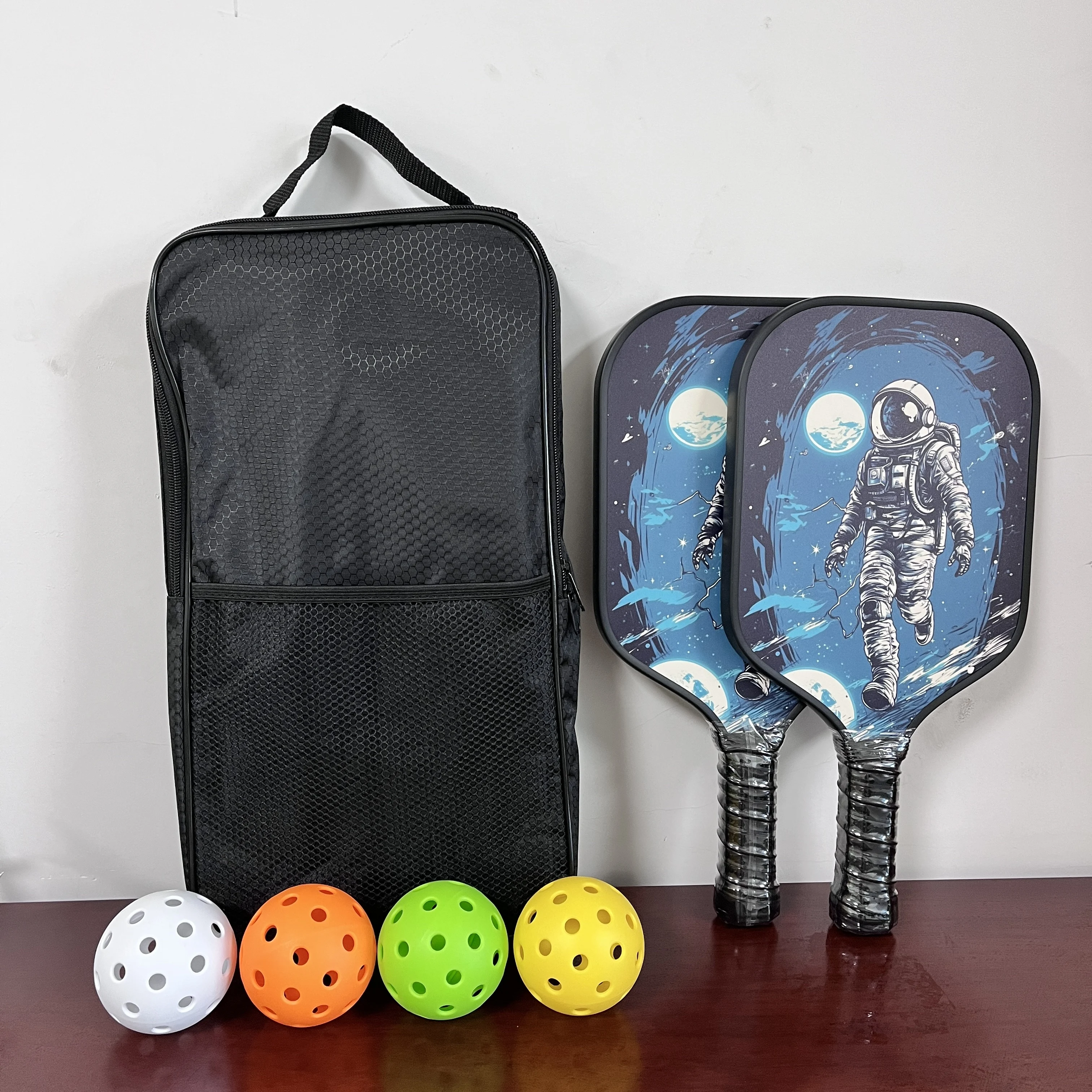 Edgeguard Beginner's Pickleball Set Includes 2 Paddles And 4 Balls ...