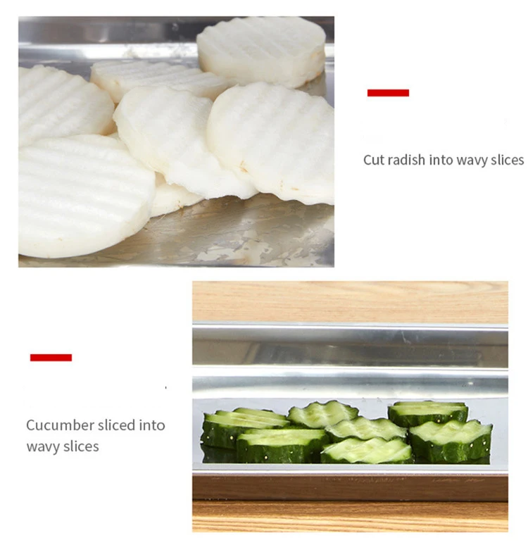 Multifunction Potato Crinkle Cutter Wavy Slicing Machine - Buy Potato ...