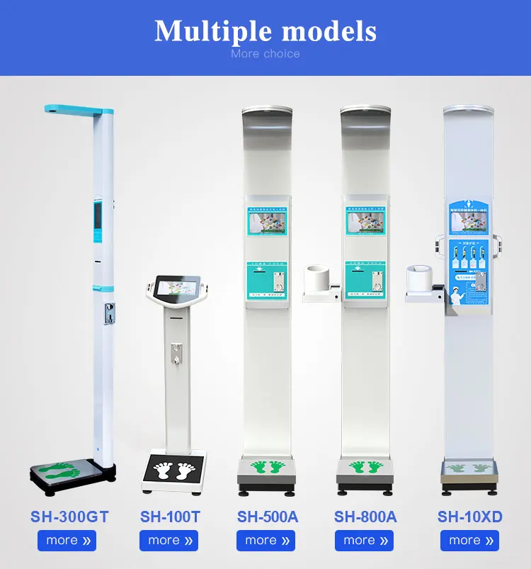 Ultrasound Measure Body Height And Weight Electrical Scale Bluetooth ...