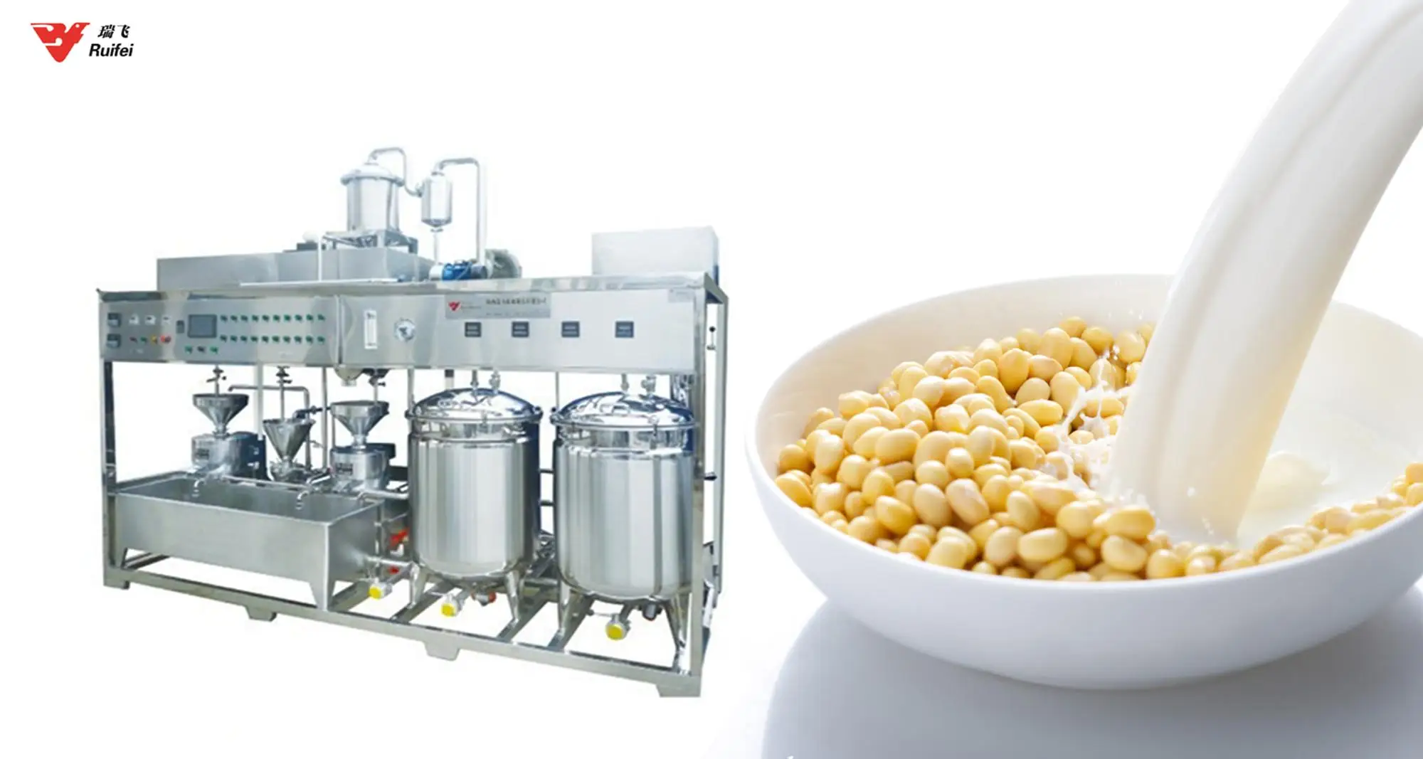 500 Liter Per Hour Soymilk Machine Soymmilk Maker Almond Milk Machine ...