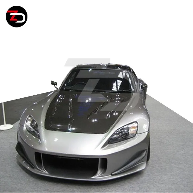 S2000 Carbon Fiber Hood - ZD Style Engine Cover Upgrade