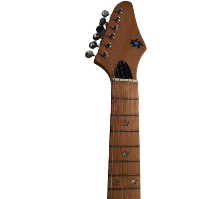 29 Frets Electric Guitar Skyy Iii Emperor Guitars Black Body Maple ...