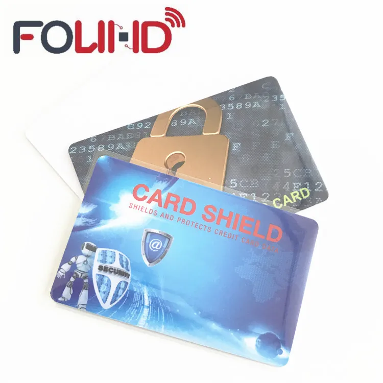 Customized Bar Code Printable Rfid Block Sticker With 1mm Thickness ...