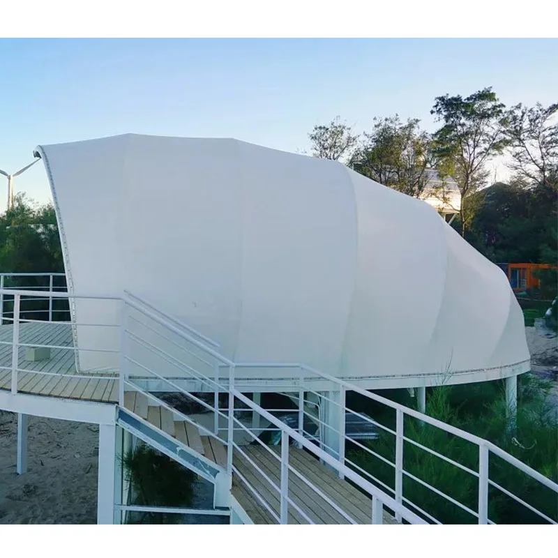 Outdoor Luxury Shell Shape Camping Glamping Hotel Resort Tent