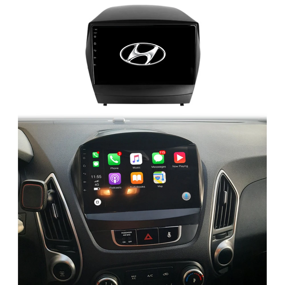 Som automotivo com reprodutor android, rádio para hyundai tucson ix35 ...