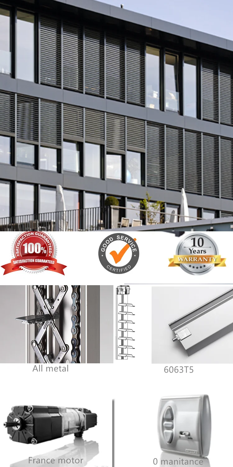 Luxury Aluminium Rotating Ajustable Rotate Louvre Blade Shutter Window ...