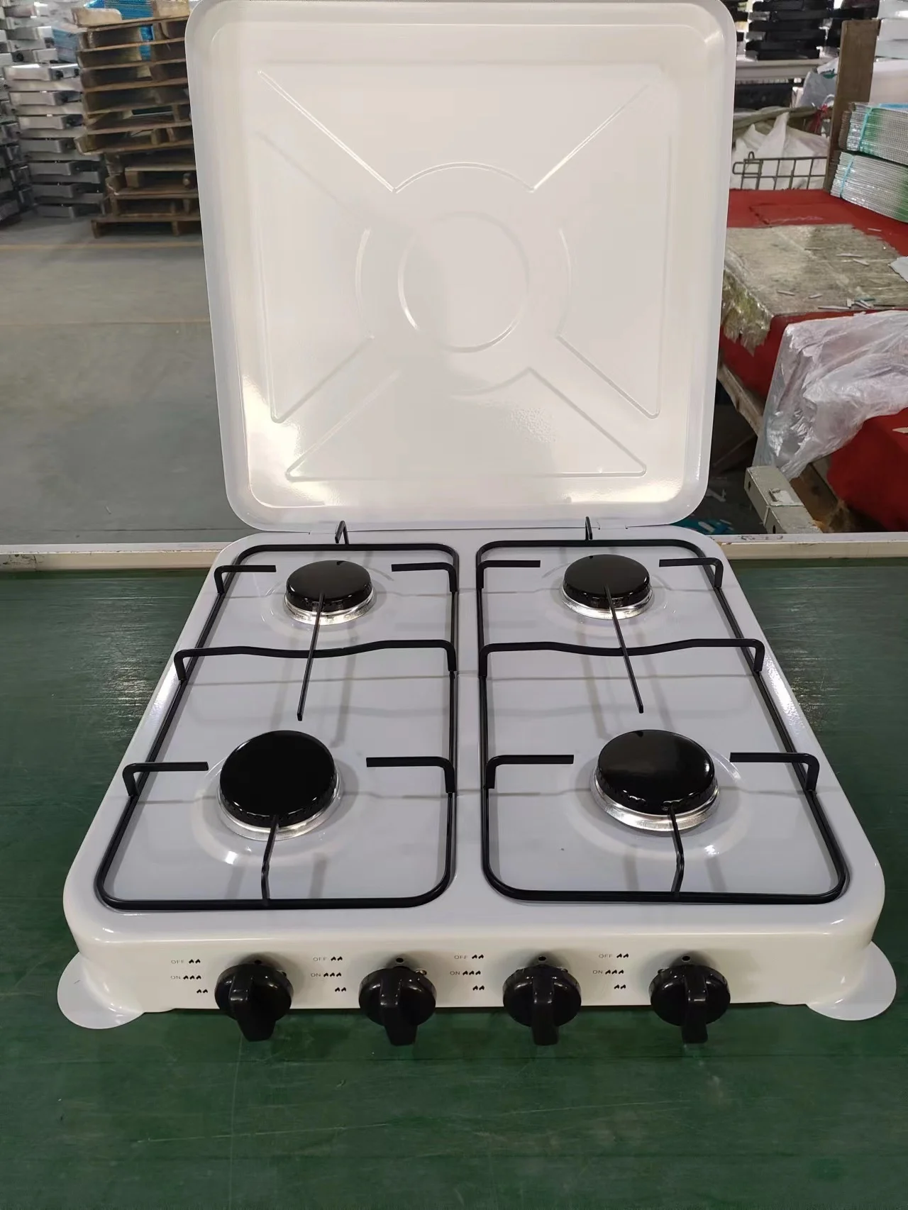 Three-burner Portable Gas Stove Indoor And Outdoor Picnic Restaurant ...