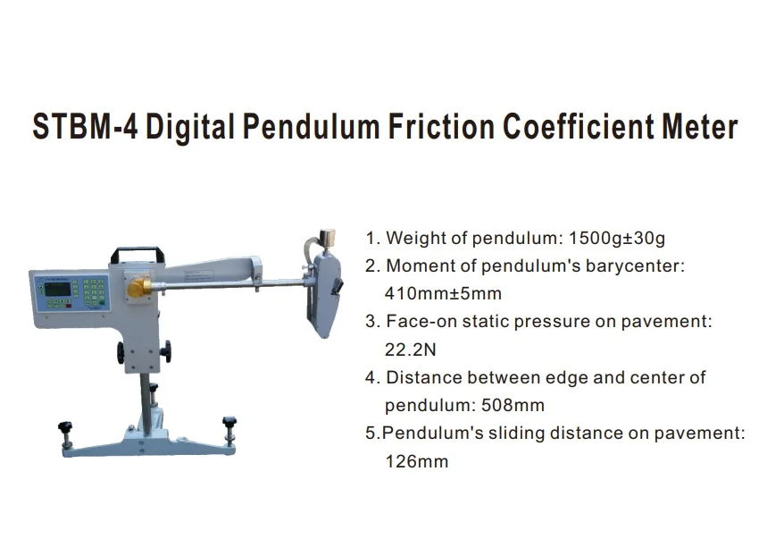 STBM-4 Digital Pendulum Friction Coefficient Meter| Alibaba.com