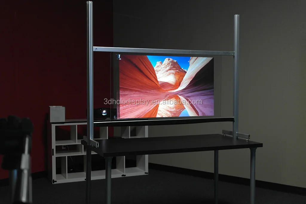 투명 홀로그램 프로젝션 막3d Adverting Display뒤 프로젝터 막 대 한 Gorilla Glass Buy 투명 홀로그램 프로젝션 필름홀로 필름3d