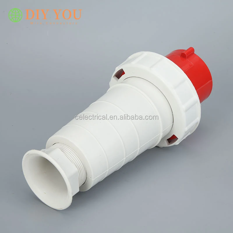 63a 5 Pin Ip67 380v-415v 3p+e+n 035 High Quality Power Cable Connectors ...