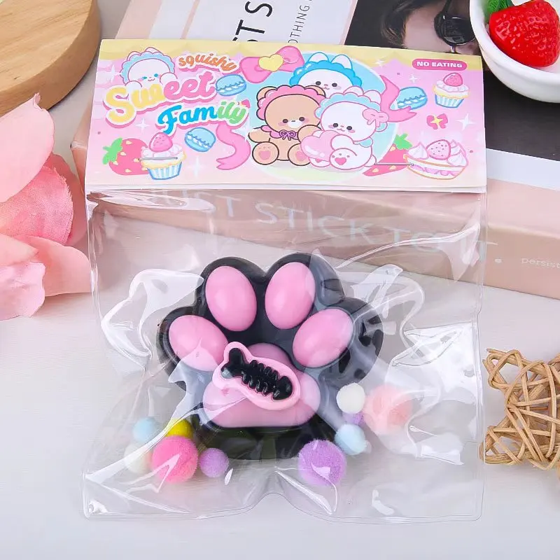 Squishy Paws, Kawaii Mochi Toys - Stress Relief for Kids