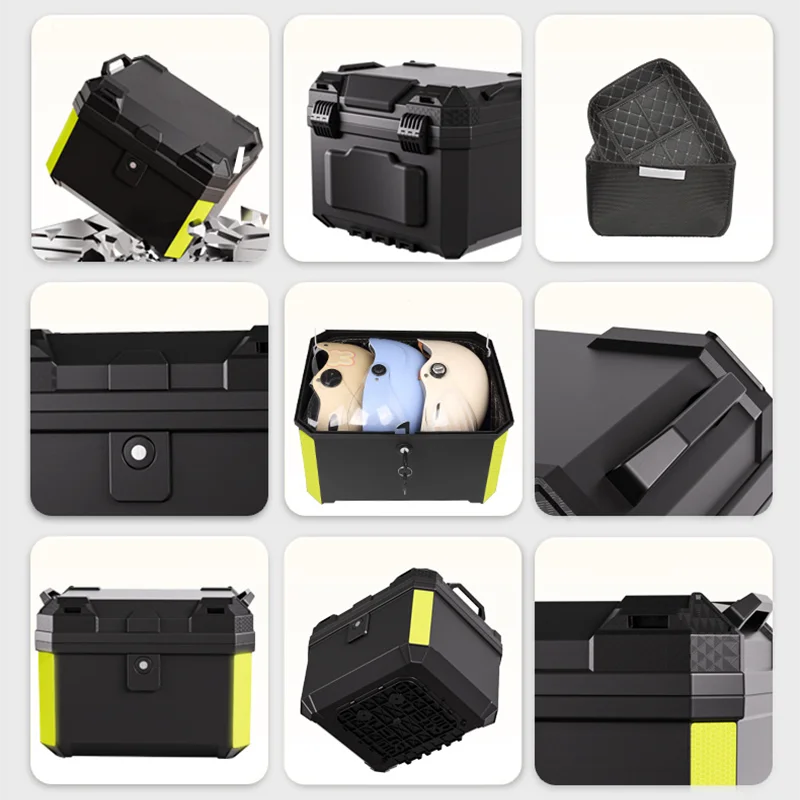 Universal Motorcycle Tail Box Large 45L Capacity for R1200GS R1250GS ...