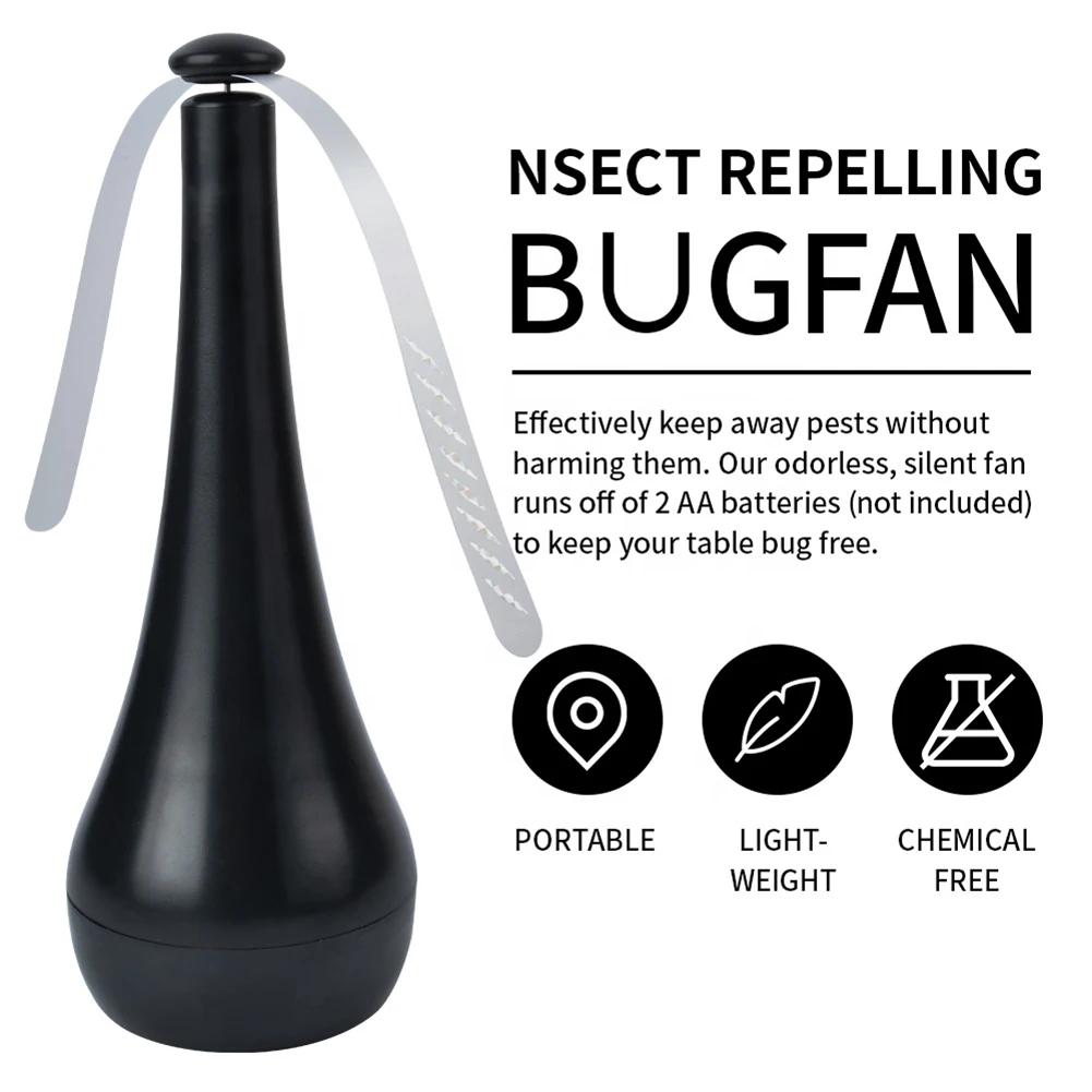 VERTAK ABS Fly Repellent Fan - Safe & Efficient Insect Control