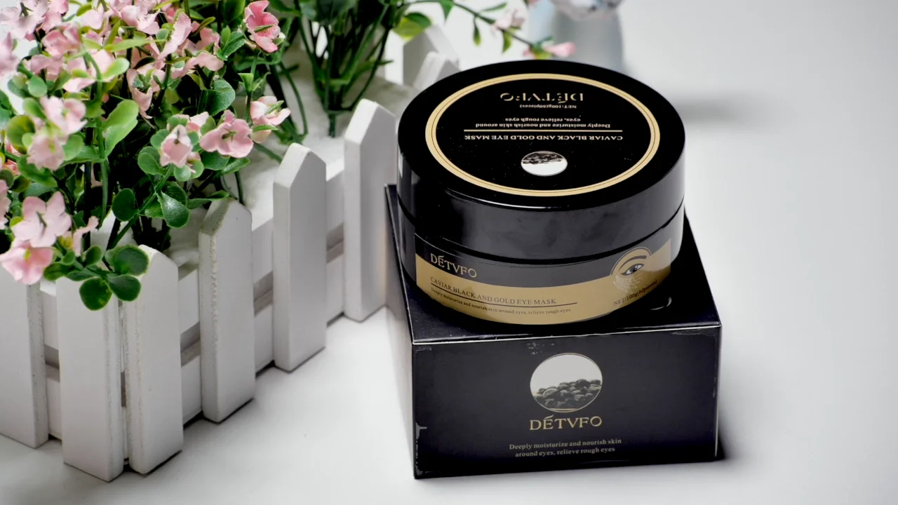 Black Caviar Extract Collagen Anti-wrinkle Gel Eye Patch Mask Aging ...