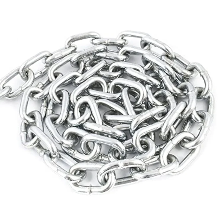 SUS304 SS316 Stainless Steel Short Link Chain DIN 5685A Welded ...