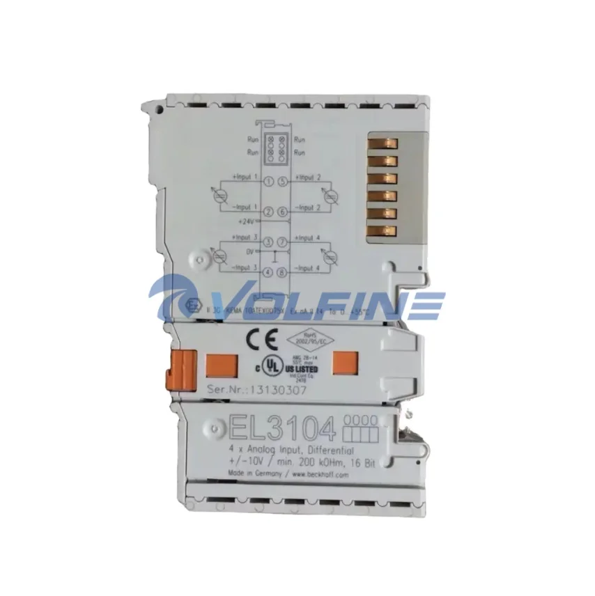 Original New Beckhoff Ethercat Terminal 4-channel Analog Input Voltage +-10 V 16 Bit ...