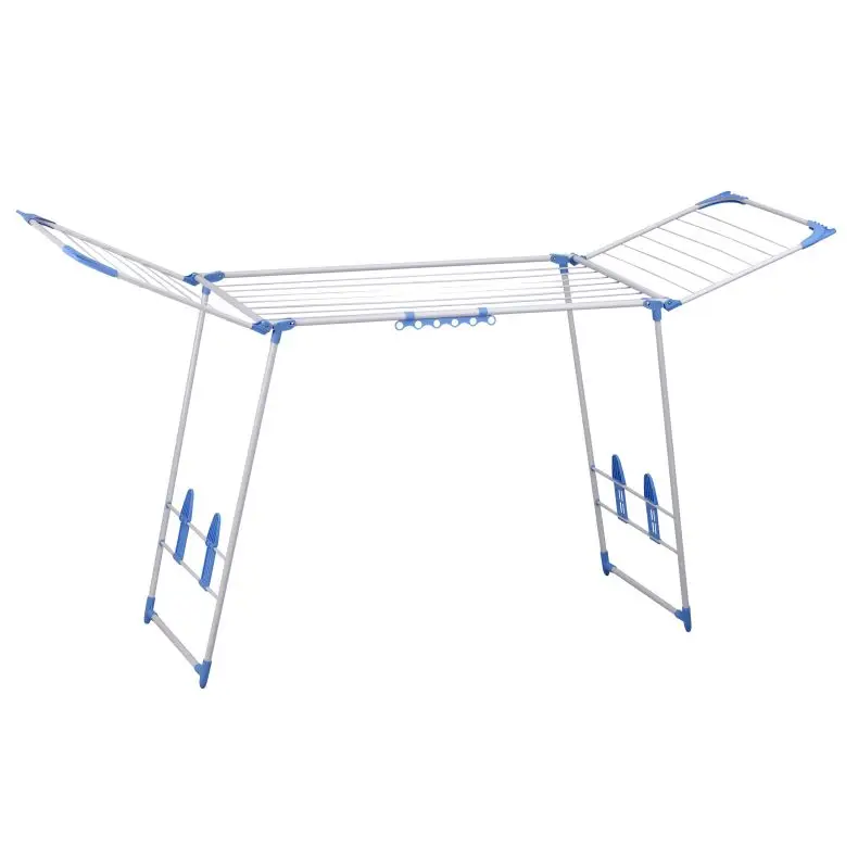 High Level Gullwing Clothes Rack Metal Garment Racks Foldable Laundry ...