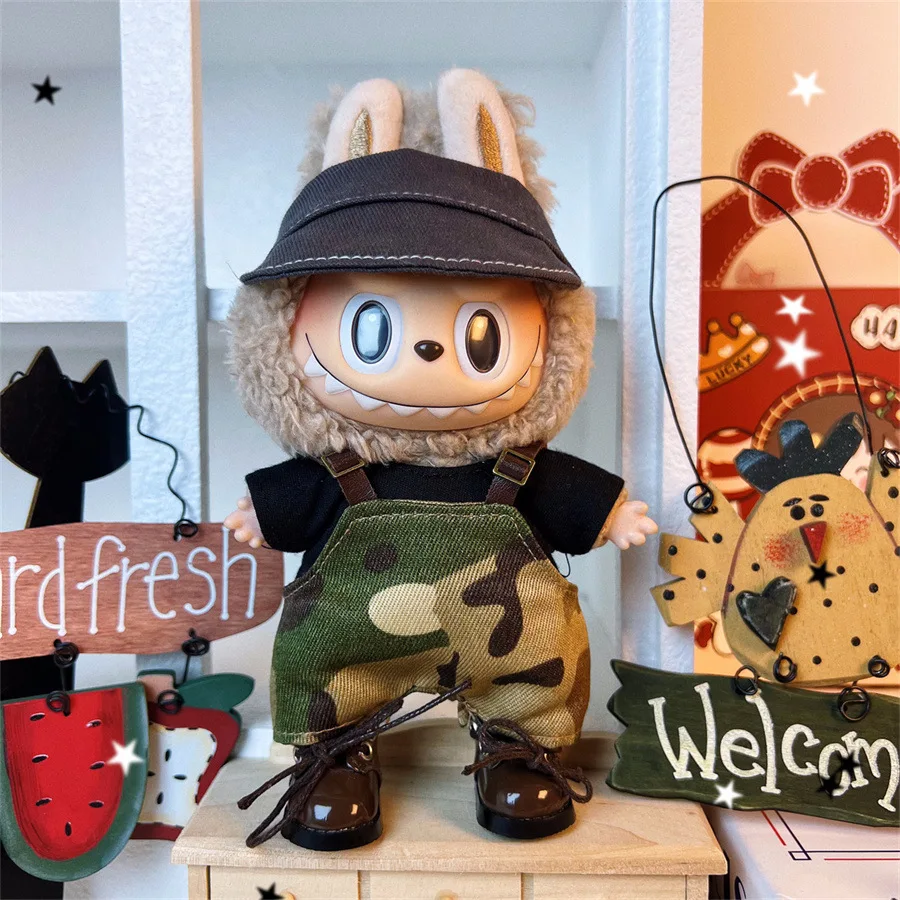 Labubu 17CM Plush Doll with Stress Relief ACG Name Demon Slayer