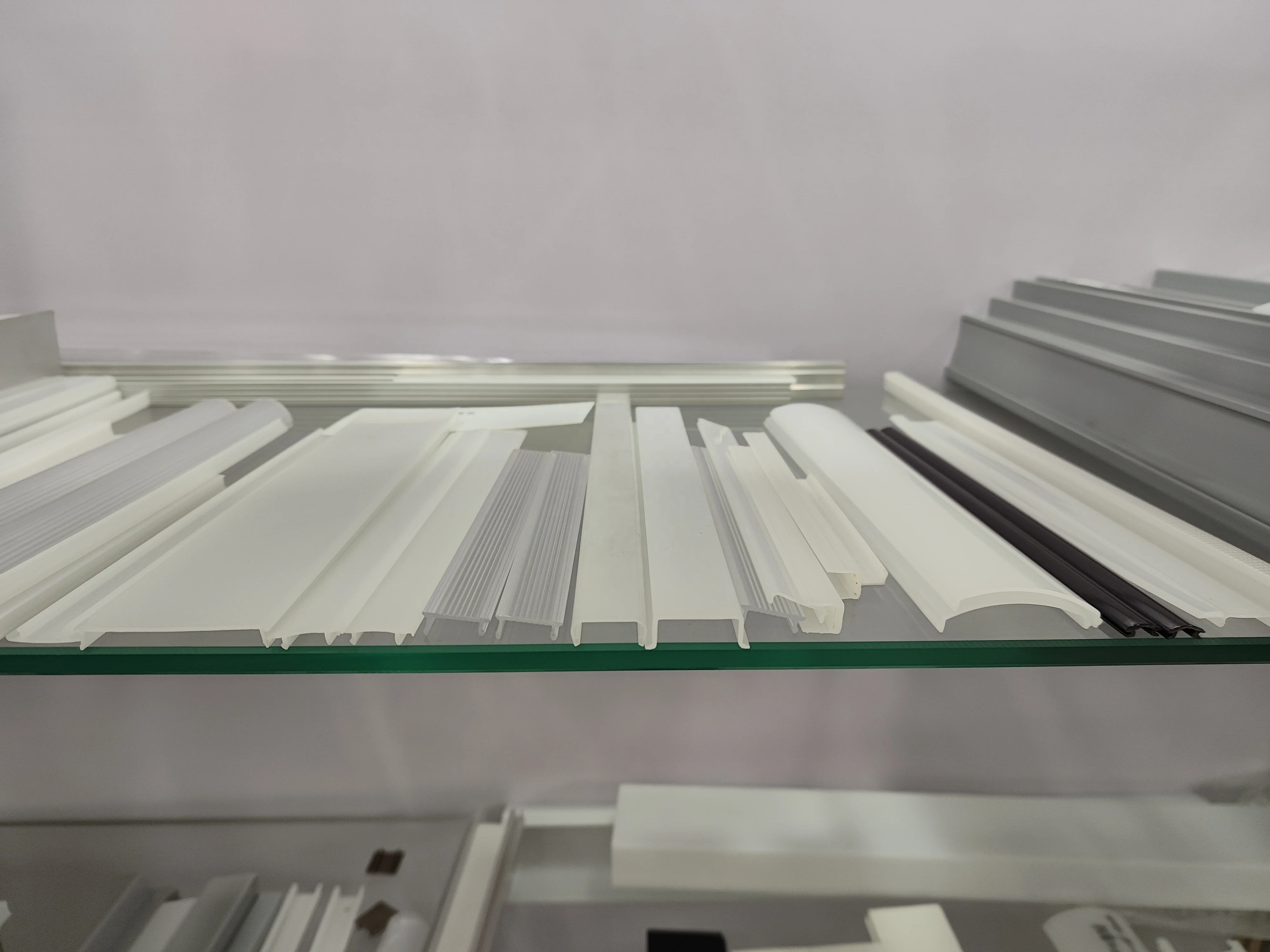 Extruded Pvc Profile Clear Plastic Led Strip Light Bar Diffuser ...