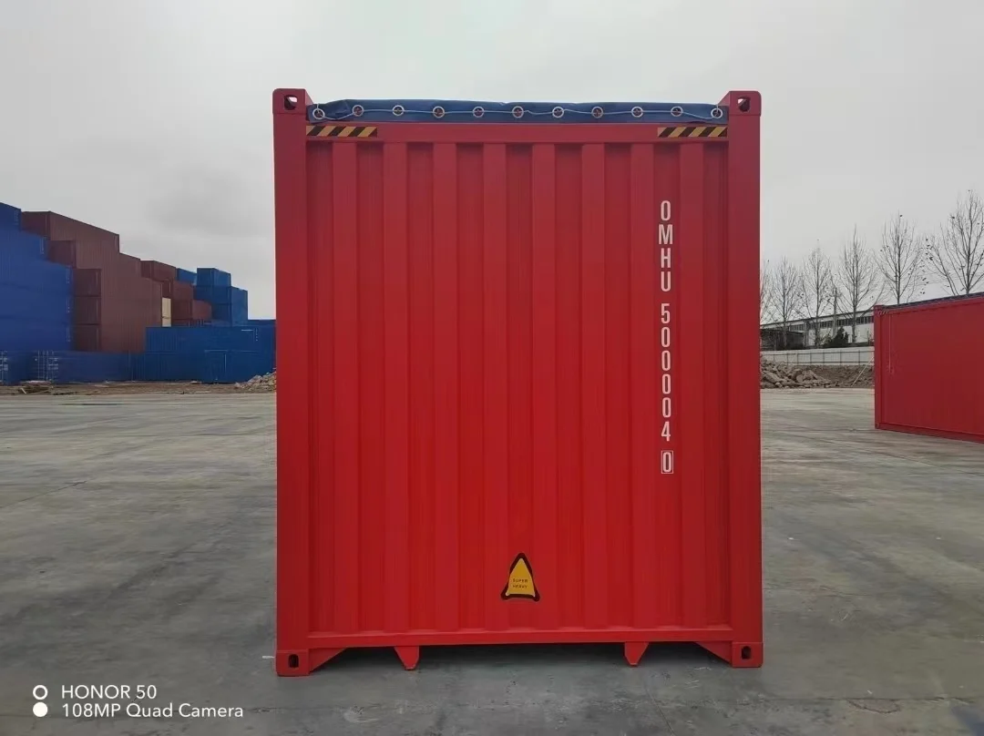 New 40-Foot Open Top Container - High Capacity & Customizable