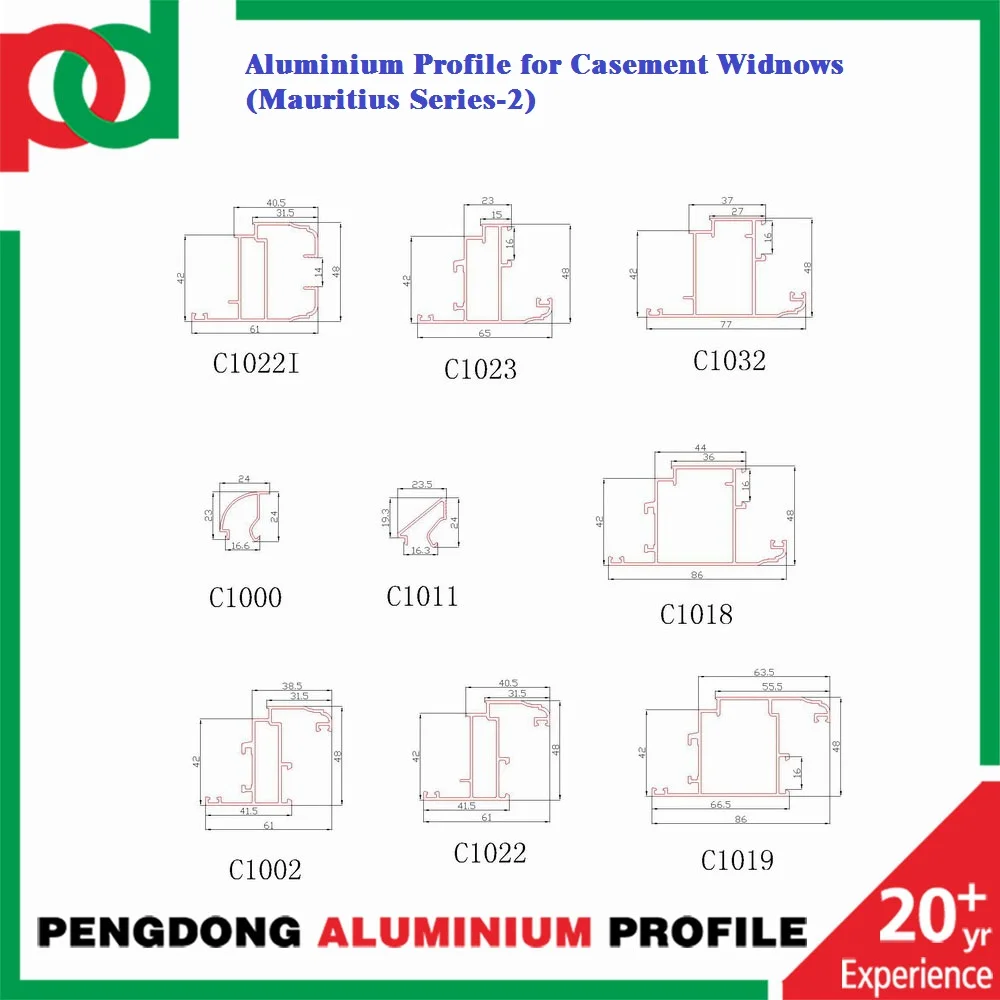 Mauritius Aluminium Window Profile - Durable & Stylish