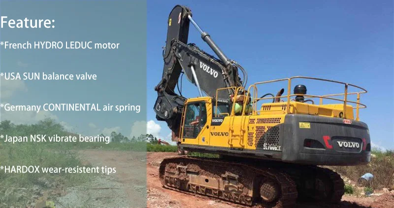 Hydraulic Vibro Ripper for Rock Stone Mountain Breaking