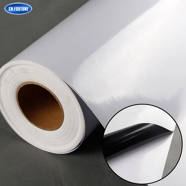 Guangzhou Wholesale 140g Black Back Self Adhesive Vinyl Glossy 0 ...