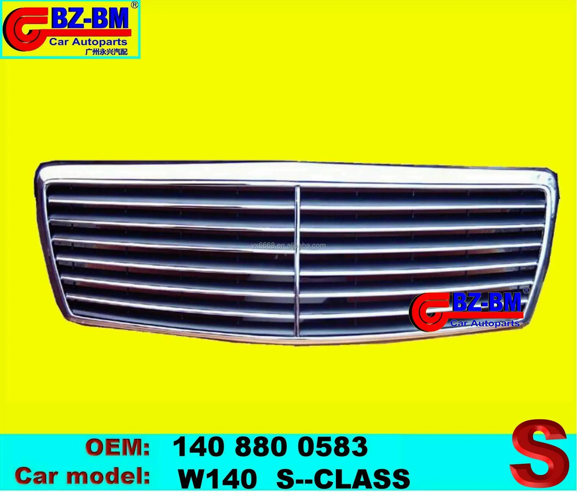 Calandre en diamant de haute qualité, Grille avant pour Benz W212, W213 ...