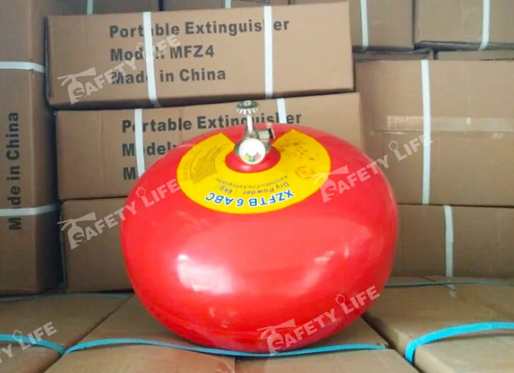 Automatic 6kg dry powder fire extinguisher-SAFETY LIFE FIRE EQUIPMENTS CO.,