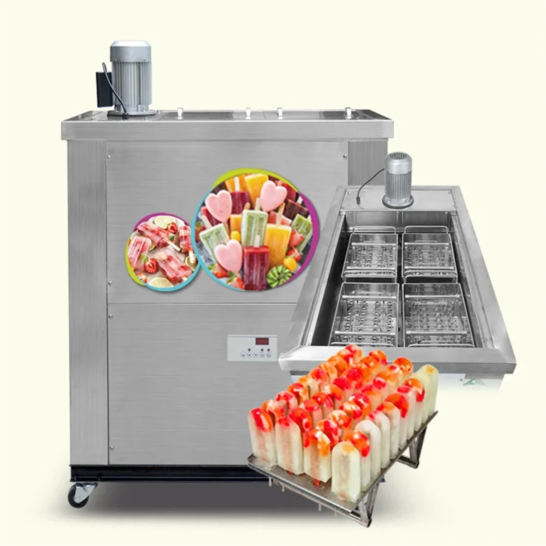 Ce Approve 4-molds Ice Lolly Customized Ice Popsicle Machine - Buy Ice ...