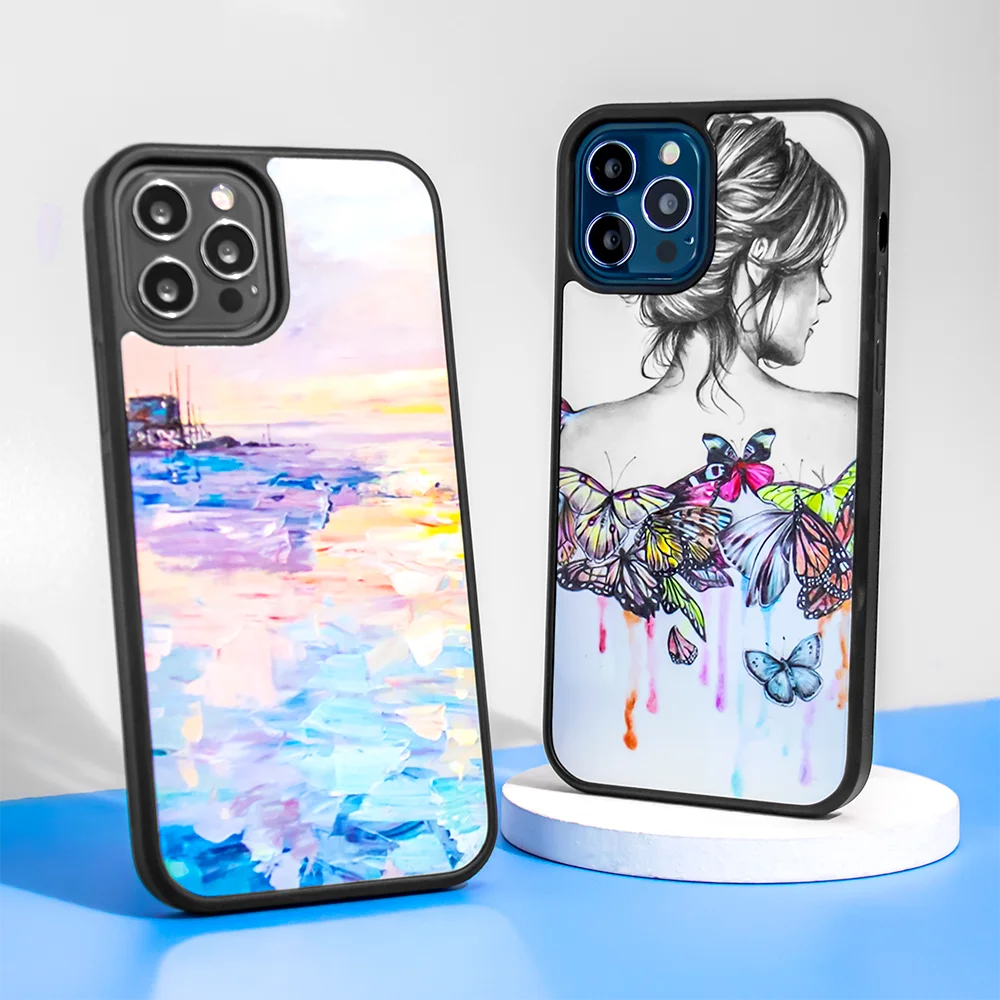 2d 3d Personalised Sublimation Blank Hd Soft Tpu Edge Hard Pc Back ...