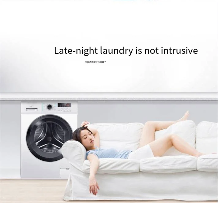 8KG Compact Front-Load Washing Machine Energy-Saving Automatic Roller ...