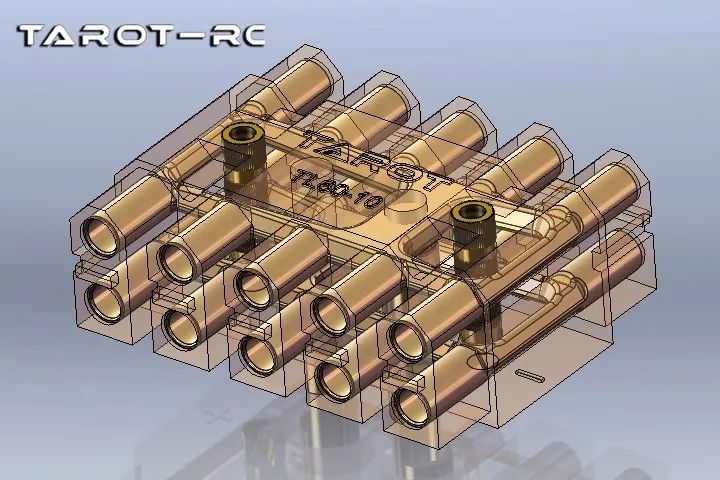 TAROT-RC Flying Tarot High-Current XT60 Power Hub TL60-10