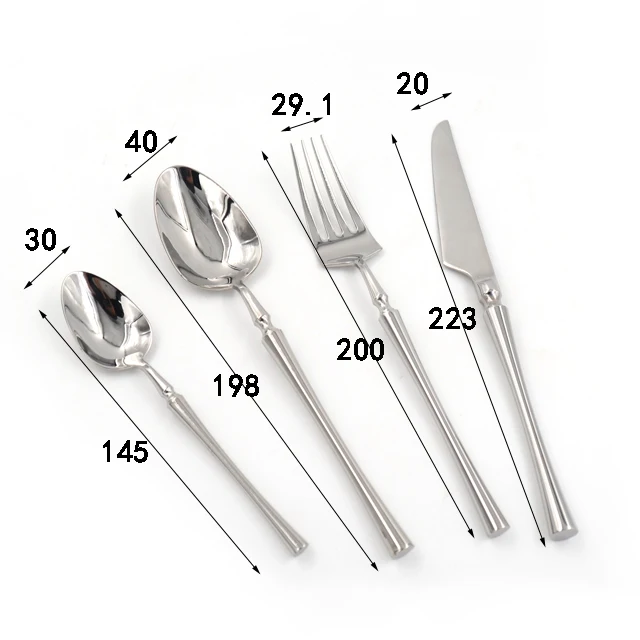 Wholesale Sale Restaurant Kitchen Edible Luxury Reusable Silver Spoon ...