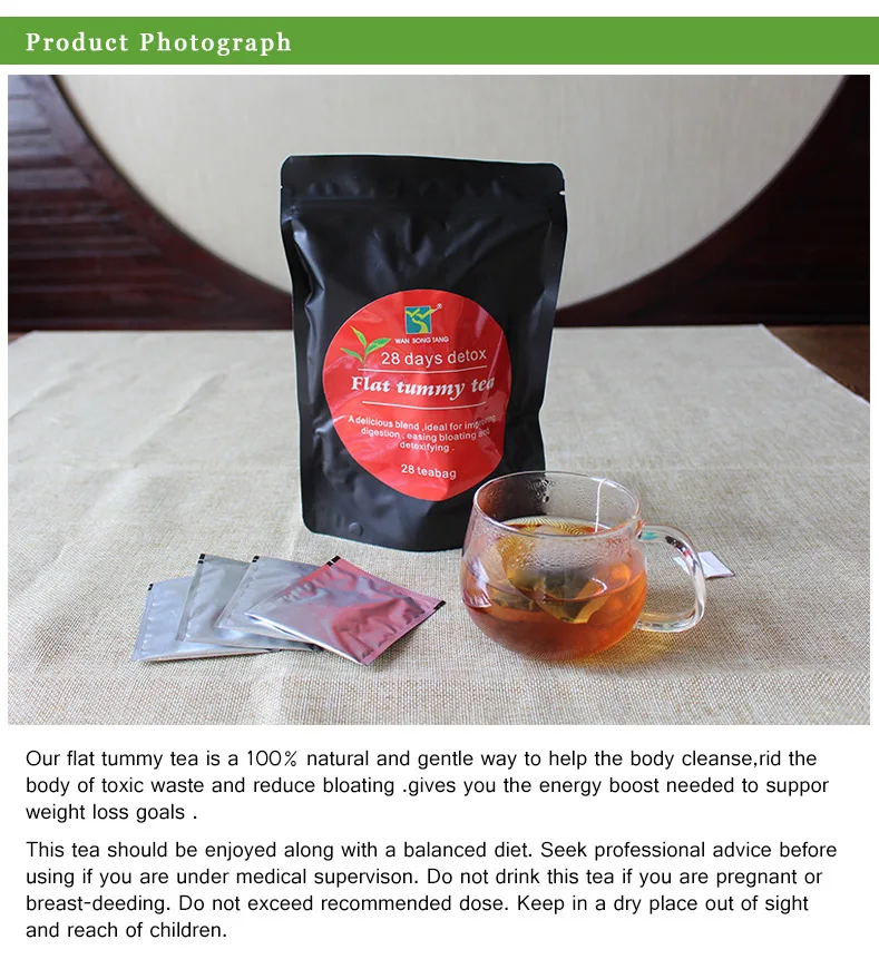 Slimming Tea Healthy Herbs To Slim The Stomach Best Selling Flat Tummy Tea 28 Day Detox - Buy ...