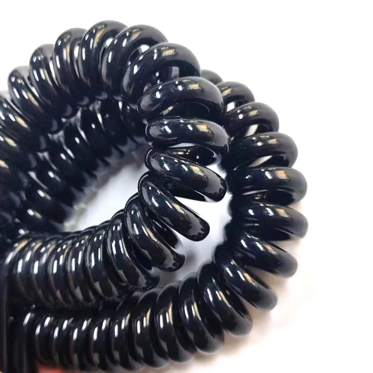 Custom Retractable Cable 4-core Pu Cables Spiral Coiled Cable For ...