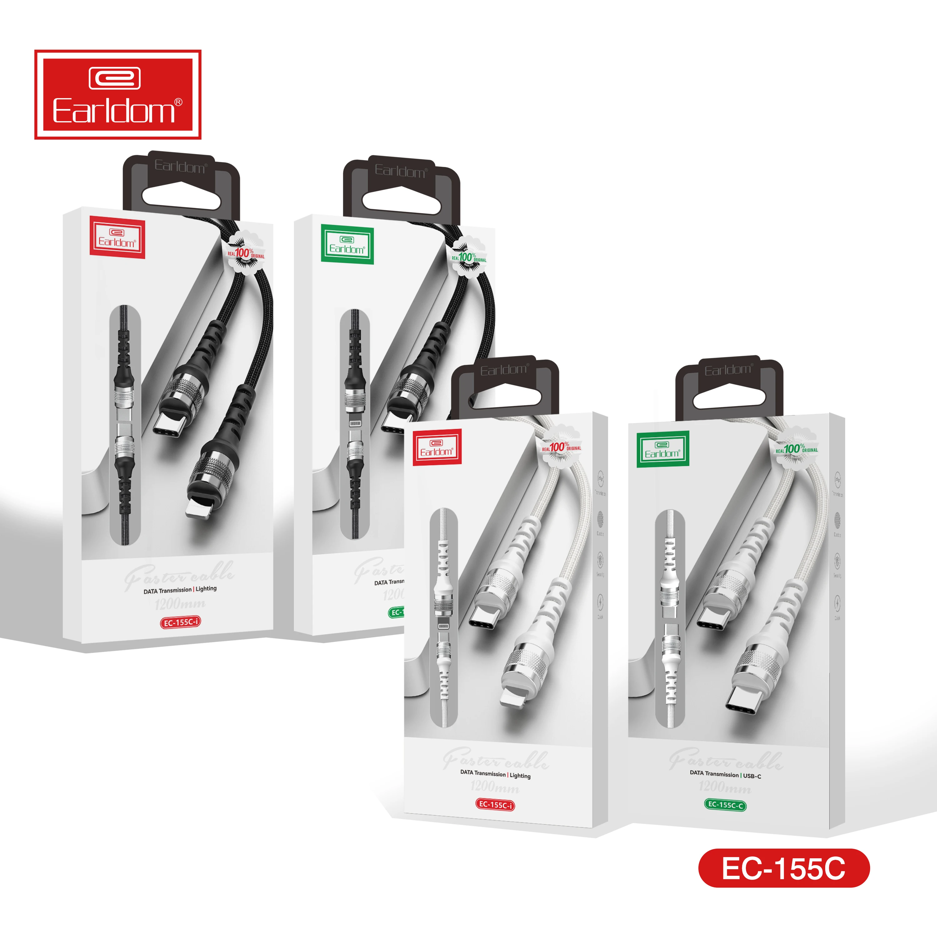 Earldom 60w 5a Pd Quick Charge Usb Type C To Type C Charging Cable For Macbook Tablet Pc And ...