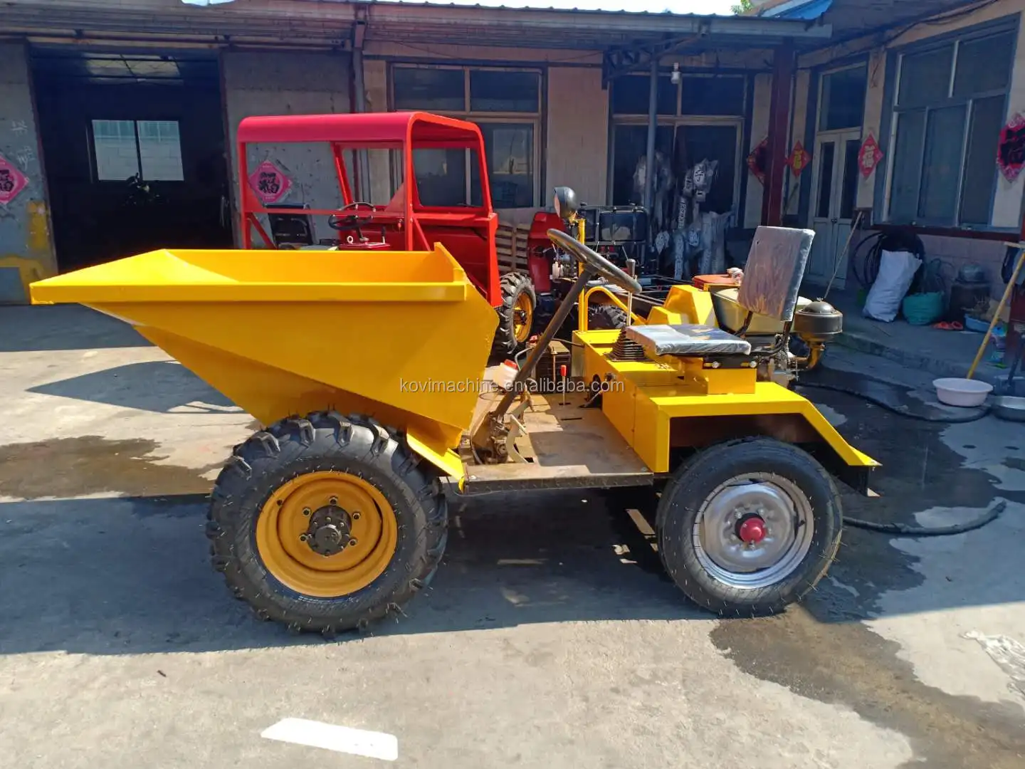 Hydraulic 3500kg Transport Load Dump Tipping Car Trailer Tip Tilting ...