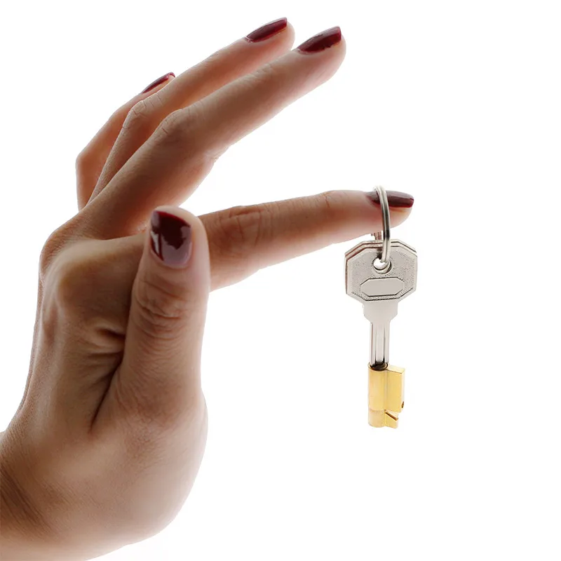 Diy Stainless Steel Lock With Key Plug Core Stealth Cylinder Device ...