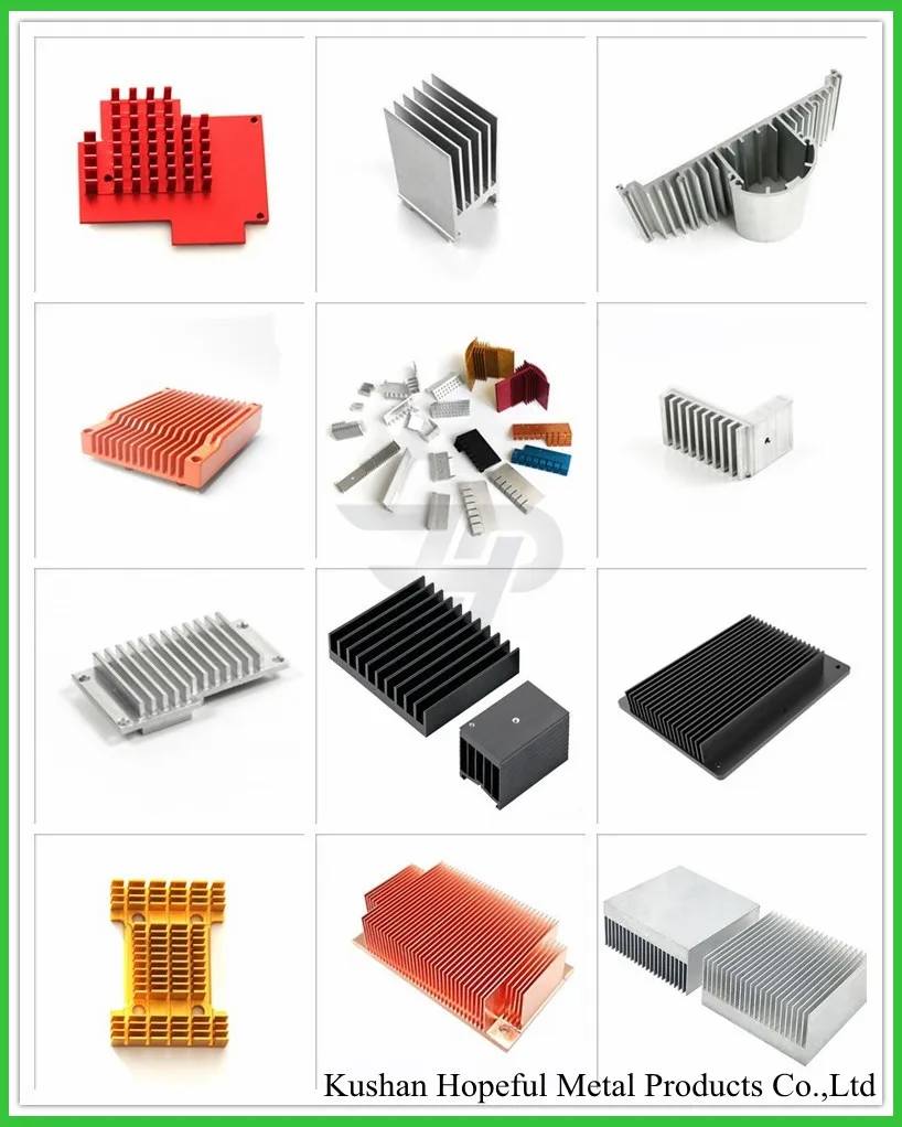High Quality Anodized Heatsinks Custom Cnc Machining Milling Heatsink ...