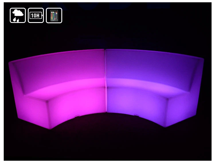 Wholesale Modern Design Pe Plastic Illuminated Furniture For Home ...