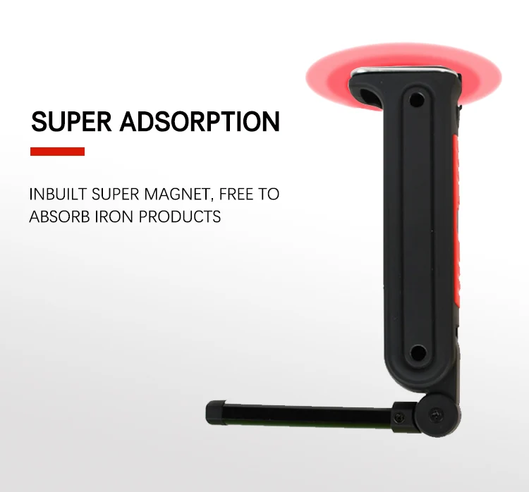 Rotary Switch 360swivel Magnetic Base Hook Rechargeable Cob Work Lights ...