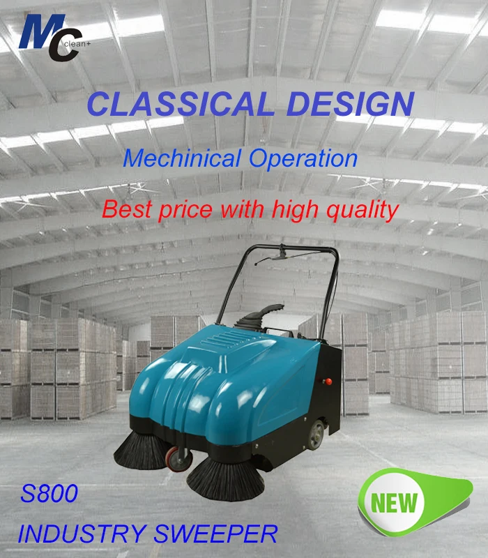 S800 Battery Powered Manual Street Sweeper - Buy S800 Battery Powered ...