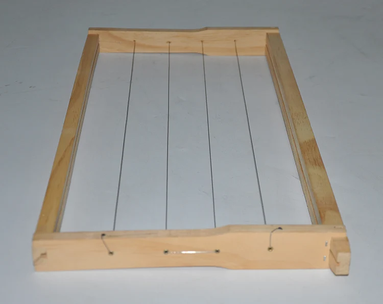 Durable Wooden Beehive Frame - Assembled with Iron Wire